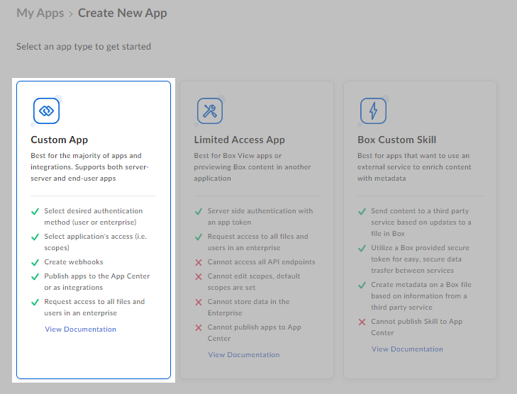 Creating a Webhook in Box for Event Subscription