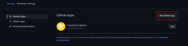 Enable Event Subscription in Github
