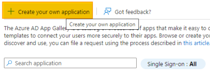 Create an app in Azure IdP